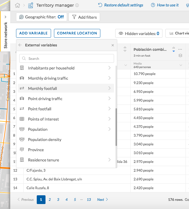 How to use Footfall PRO and Driving PRO – Help Center
