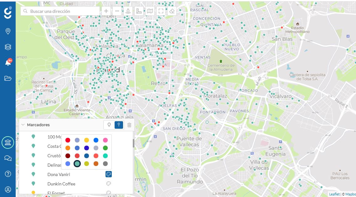 Cómo mostrar marcadores en el mapa – Centro de ayuda